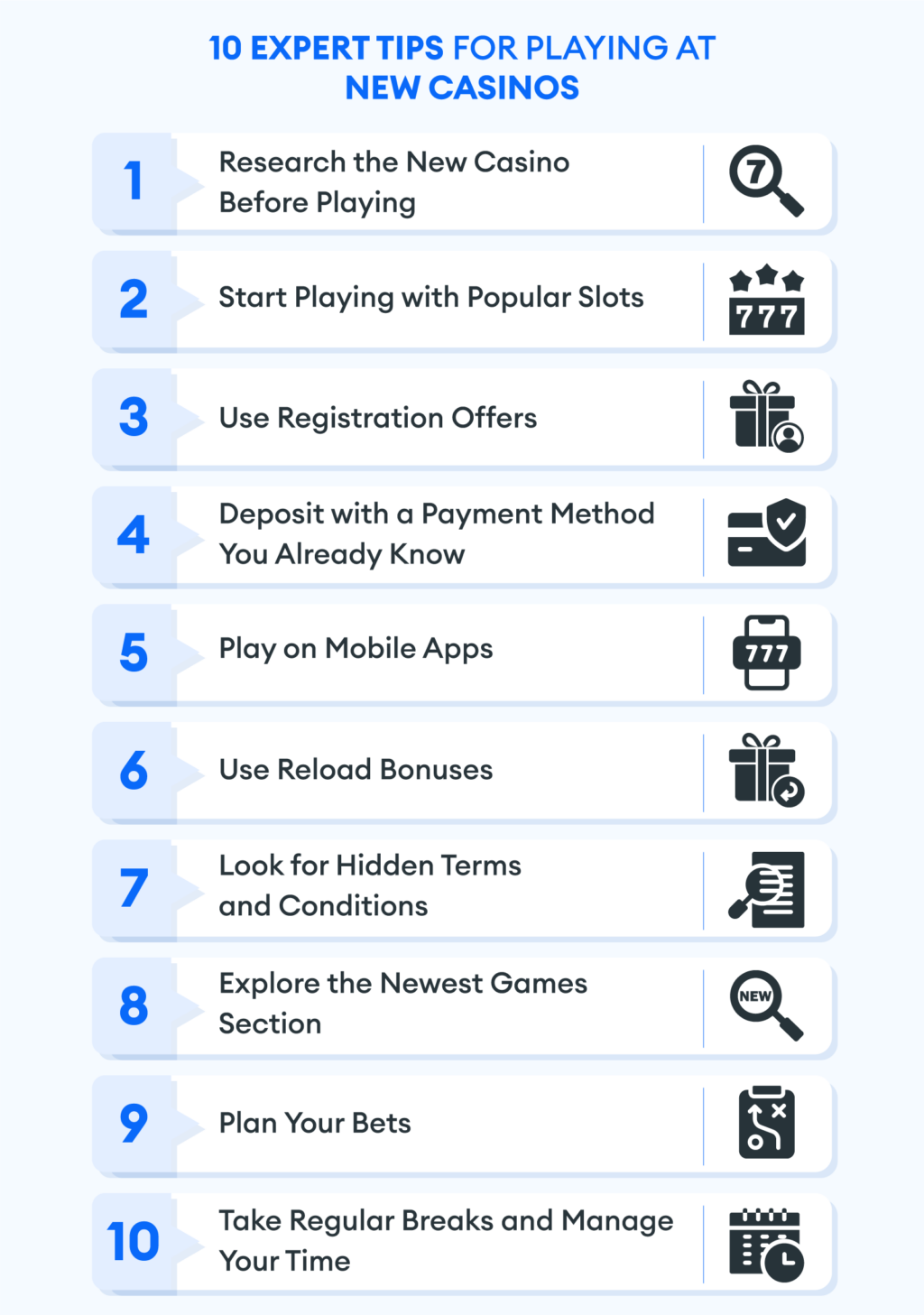 How to Play at New Online Casinos Like an Expert